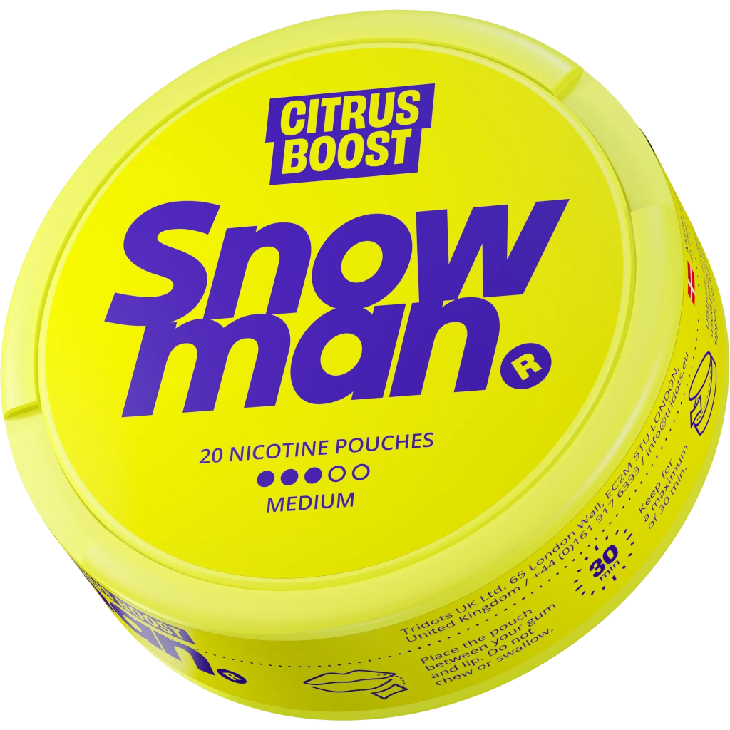 Snowman Citrus Boost 9mg - The Snusfather