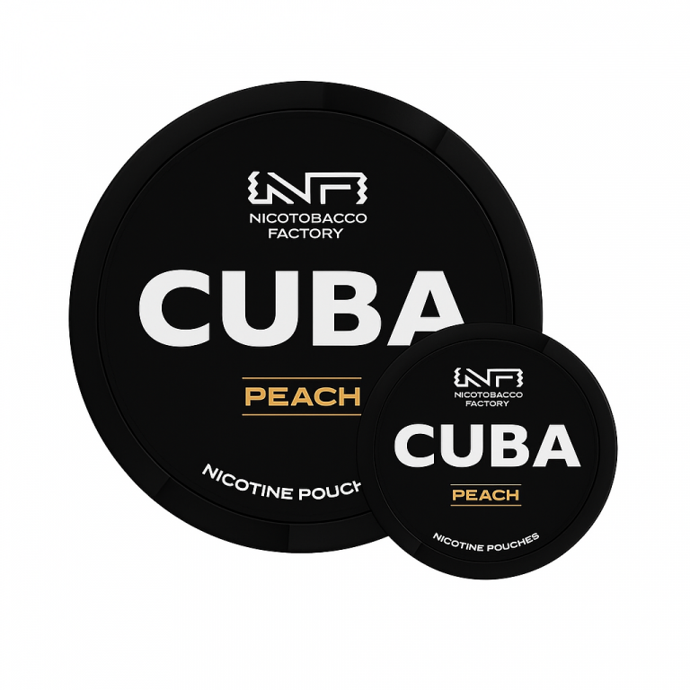 Cuba Black Peach Mega Can 43mg - The Snusfather