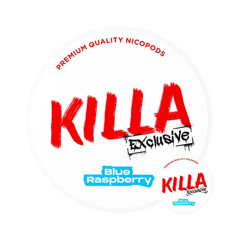 Killa Mega Can Blue Raspberry 16mg - The Snusfather